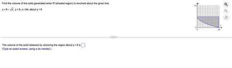 Solved Use The General Slicing Method To Find The Volume Of Chegg