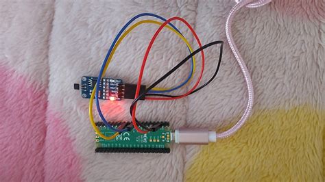 Waveshareのホール センサー モジュール をサンプルプログラムを利用して、raspberry Pi Picoにつないで