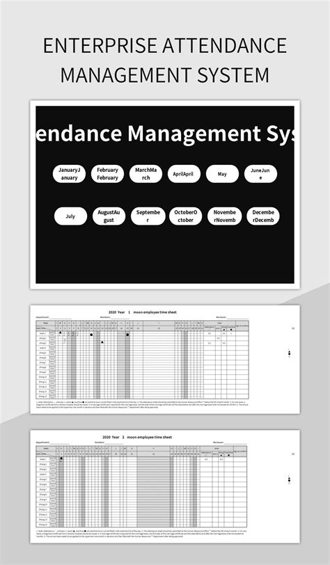 Free Attendance Management System Templates For Google Sheets And