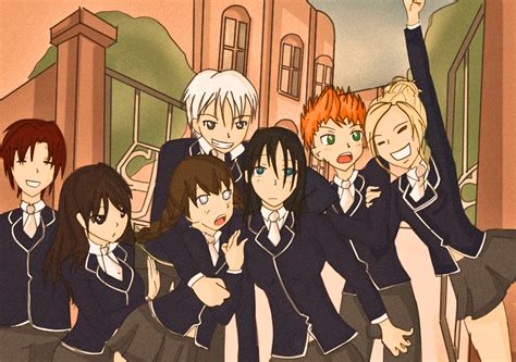 Boarding School Friends By Midnightrain17 On Deviantart