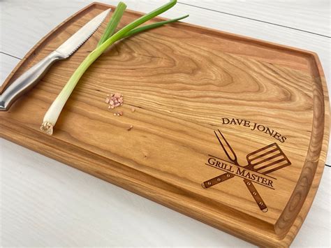 Personalized Cutting Board Bbq Themed Grill Master Personalized Bbq