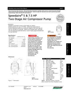 Speedaire 5 And 75 Hp Two Stage Air Compressor Pump Speedaire 5 Amp 7