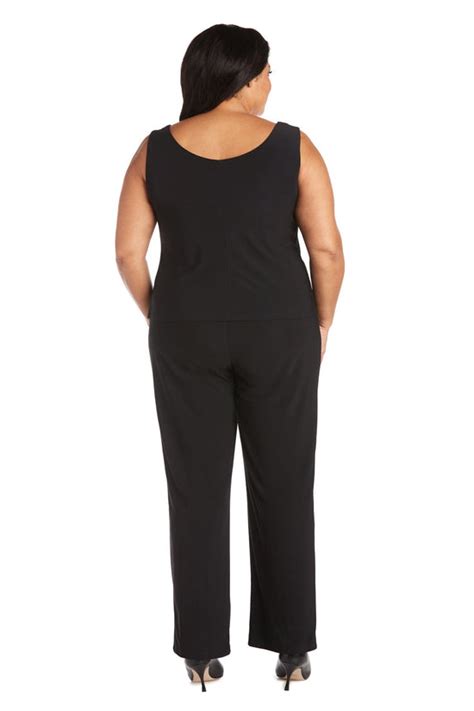 Shop Women Plus Size Sequin Beaded Jacket And Pantsuit