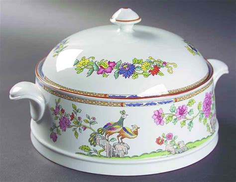Peacock Round Covered Vegetable By Spode Replacements Ltd