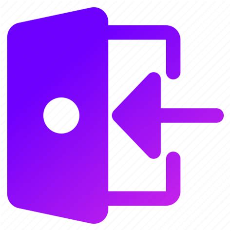 Login Enter Door Entry Security Icon Download On Iconfinder
