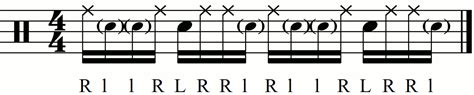 Inverted Paradiddle Ghosted Snare Groove