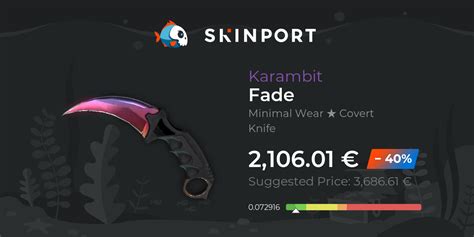 Karambit Fade Minimal Wear Cs2 Skinport