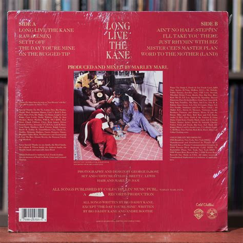 Big Daddy Kane Long Live The Kane 1988 Cold Chillin Vgvg