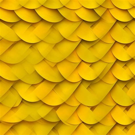 Premium Photo A Yellow Pattern With A Fish Scale