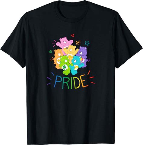 Spread Love And Joy With Rainbow Pride Care Bears Tee Embrace
