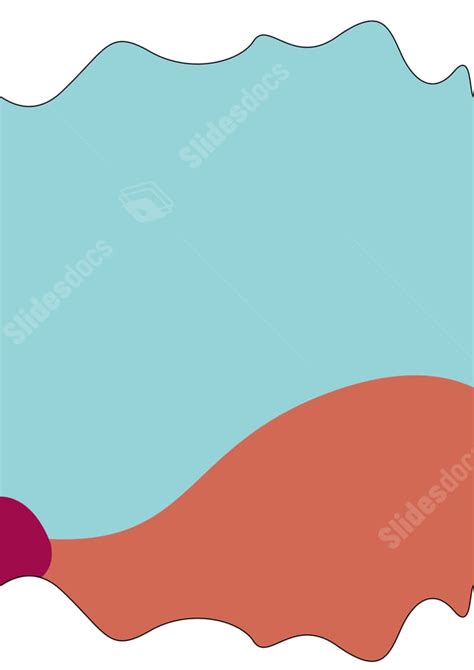 Irregular Patterned Border With Brown Color Splicing Blocks Page Border