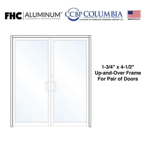 Fhc F1fpoohtptc Fhc 1 3 4 X 4 1 2 Up And Over Frame For Pair Of Doors