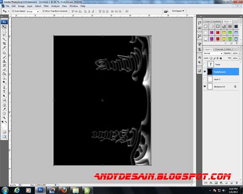 Cara Membuat Efek Exploding Text Seni Grafis