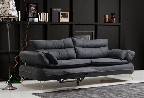 Jvmoebel Sofa Schwarzer Dreisitzer Polster Couch Luxus 3 Sitzer Sofa