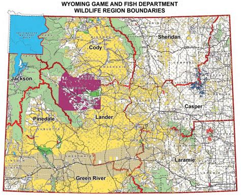 Wyoming Deer Area Map