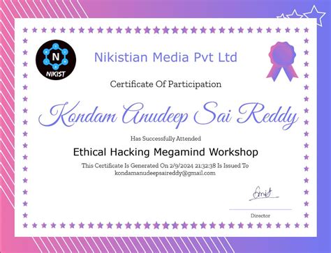 Anudeep Sai Reddy Kondam On Linkedin I Am Glad To Share Ethical
