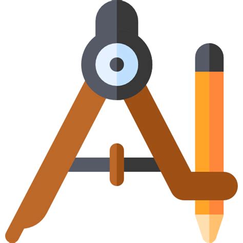 Compass Basic Rounded Flat Icon