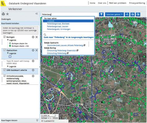 View Of The Activated Search Engine In The Dov Map Viewer Publicly