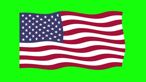 Usa Flag Animation Stock Video Footage For Free Download