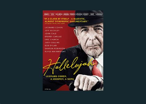 7pm Hallelujah Leonard Cohen A Journey A Song Mangawhai Movies