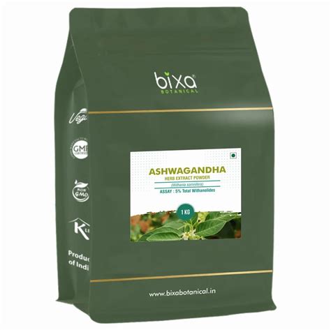 Ashwagandha Withania Somnifera Dry Extract Herb 5 Total