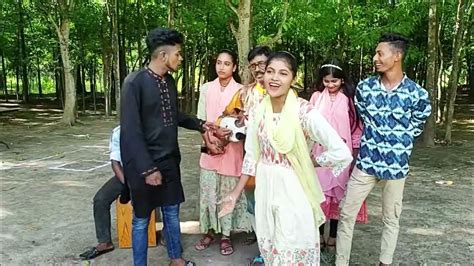 বিনোদনে ভরপুর মজার অভিনয় ও গান গেয়ে মাতালো।বিপ্লবরানিইমনশোভা