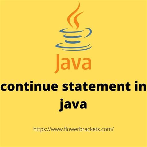 Continue Statement In Java Java While Loop Syntax
