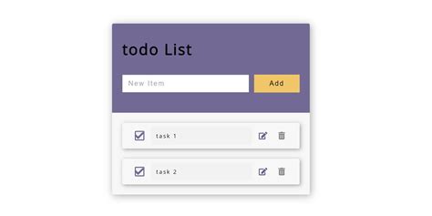 Github Rs Coding Checklistpurple To Do List App With Pure Javascript