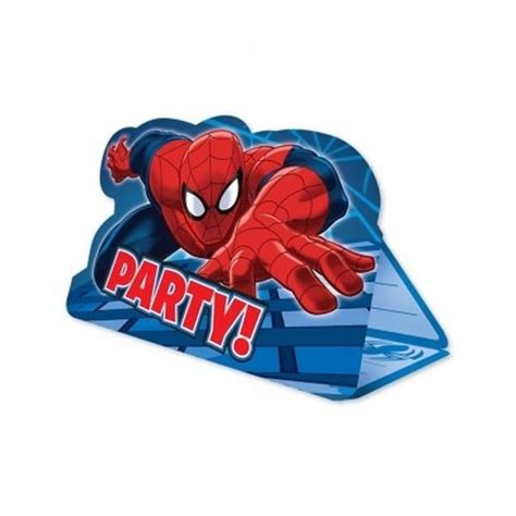 KARTY ZAPROSZENIOWE SPIDER MAN 9 90 zł Mix Party