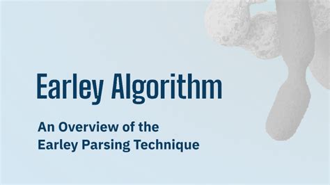 Earley Algorithm By Евгений Щадин On Prezi