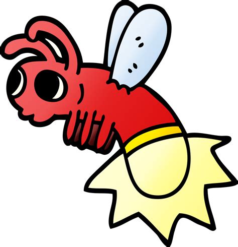 Cartoon Doodle Lightning Bug 40696792 Png