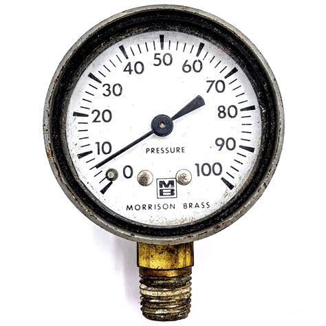 Morrison Brass Pressure Gauge Parrys Vintage
