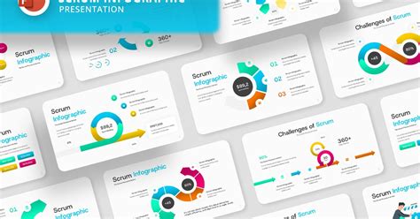Scrum Timeline Infographics Incl Scrum And Process Envato