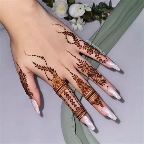 21 Easy Simple Finger Mehndi Design Ideas Quick And Elegant