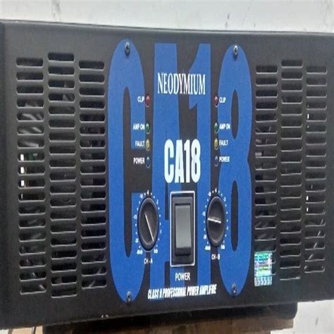 5000w Power Amplifier Ca Series Amplifier Ca18 At ₹ 46999 In New Delhi