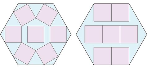 Discrete Geometry How To Divide A Hexagon Into Regular Polygons