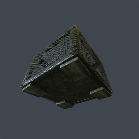 3d model wirebox v1 vr ar low poly cgtrader
