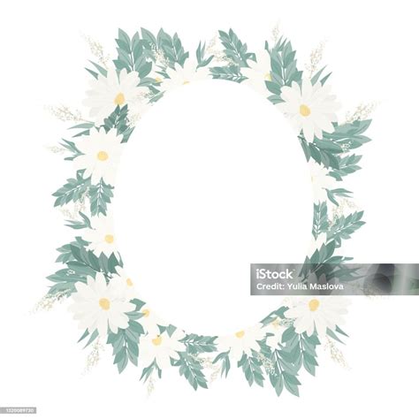 꽃과 잎이있는 엽서 카드 라벨 및 결혼 초대장을 위한 디자인 컨셉입니다 꽃다발과 황금 둥근 프레임 0명에 대한 스톡 벡터 아트 및 기타 이미지 Istock