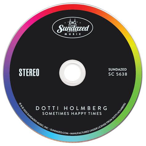 Holmberg Dotti Sometimes Happy Times Cd Bonus Tracks