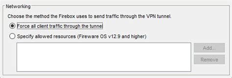 Edit The Mobile VPN With IKEv2 Configuration