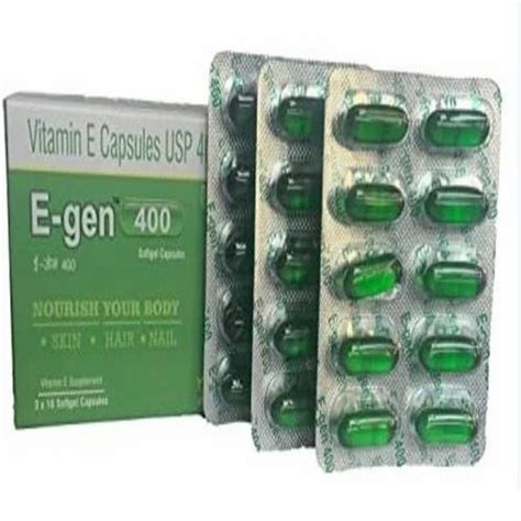 Vitamin E Usp Soft Gelatin Capsules 1 X 10 At ₹ 80 Stripe In Jaipur