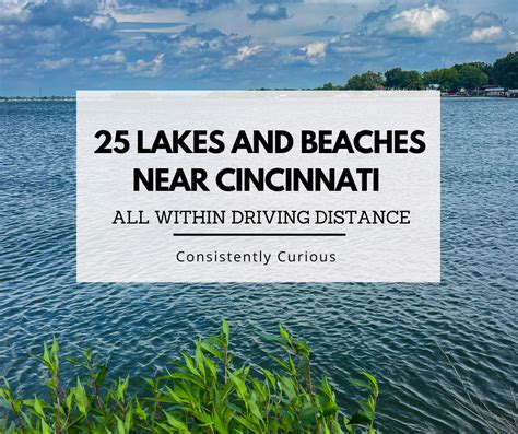 25 Lakes And Beaches Near Cincinnati Ohio