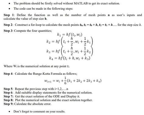 Solved The Problem Should Be Firstly Solved Without MATLAB Chegg