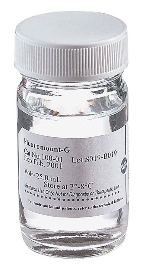 Fluoromount G Slide Staining Medium 25 Ml Bottle From Cole Parmer