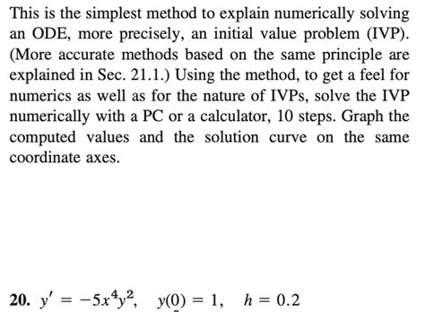 Solved This Is The Simplest Method To Explain Numerically