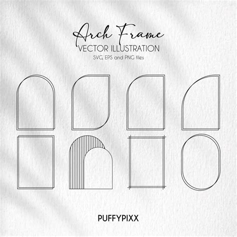 Arch Svg Frame Arch Svg Bundle Arch Wedding Invitation Template Arch