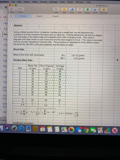 solved numbers file edit insert table format arrange view