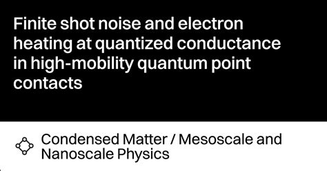 Finite Shot Noise And Electron Heating At Quantized Conductance In High