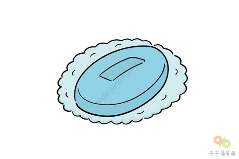可爱好看的肥皂简笔画图片 生活用品简笔画