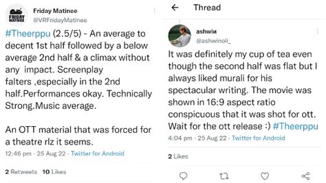 Theerppu Twitter Review Heres What The Audiences Think About